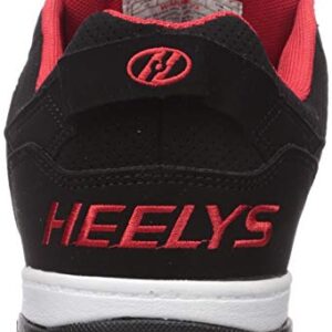 Heelys Men's Voyager Tennis Shoe, Black/Red, 10 M US