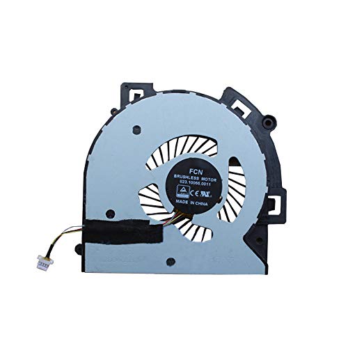 Z-one Fan Replacement for HP Envy 15-AQ 15-AR M6-AQ x360 15-AQ000 x360 15-AQ200 Series CPU Cooling Fan 856277-001 4-Wire 4-pin