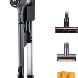 LG CordZero Cordless Stick Vacuum Cleaner, Hard Floor, Carpet, Upholstery, Car, Pet Hair, Powerful Suction, Extra Battery, Up to 80 Min, Lightweight, Handheld, A907GMS