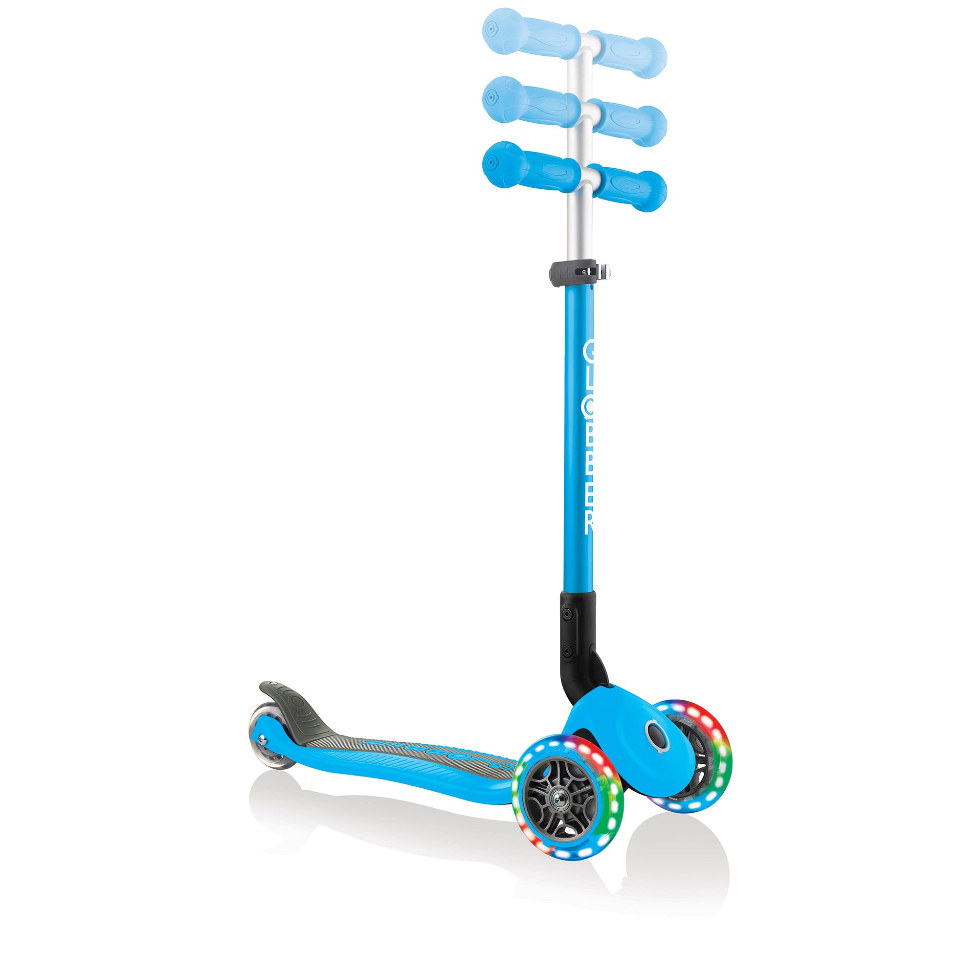 Globber Primo Foldable Lights 432-101 Sky Blue