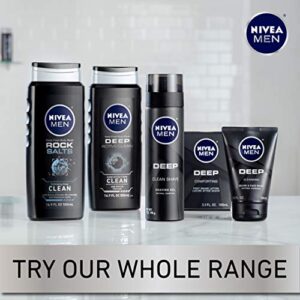 Nivea Men DEEP Comfort Post Shave Lotion - Soothe Shave irritation - 3.3 fl. oz. Bottle (Pack of 3)