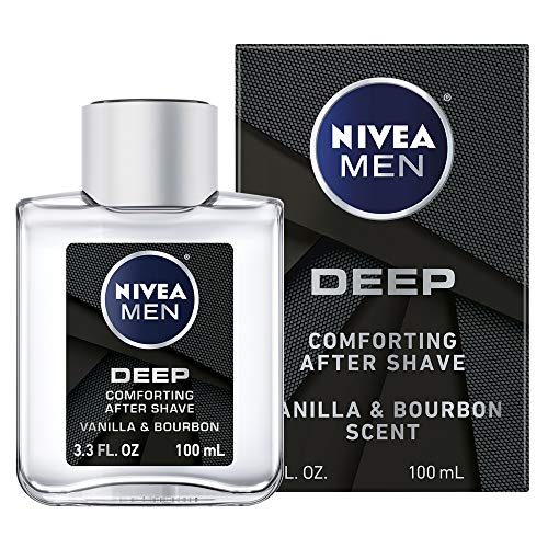 Nivea Men DEEP Comfort Post Shave Lotion - Soothe Shave irritation - 3.3 fl. oz. Bottle (Pack of 3)