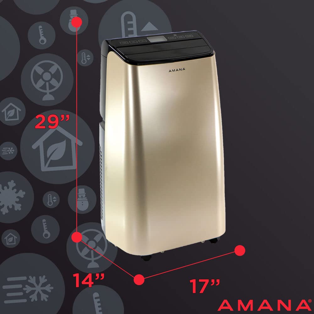 Amana Portable Air Conditioner Remote Control, Gold/Black (AMAP121AD-2)