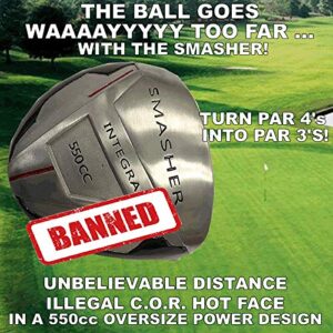 #1 pga long distance integra smasher illegal distance banned oversize 550cc custom golf driver - compare taylormade callaway ping