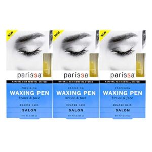 parissa salon style eyebrow waxing pen 0.14 fl oz, pack of 3