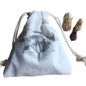 Hnefatafl - The Viking Game - Includes Uniquely Designed Cotton Drawstring Pouch/Bag for Playing Pieces