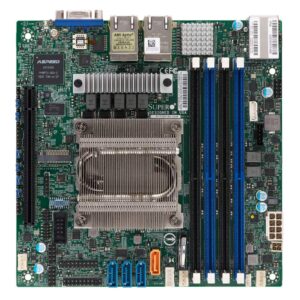 supermicro m11sdv-8c-ln4f amd epyc 3251 8-core embedded mini itx motherboard with quad gbe lan, ipmi