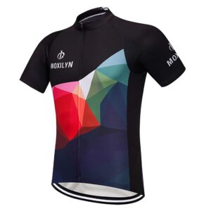 moxilyn cycling jersey for men short sleeve bike shirts bicycle team clothes s-5xl