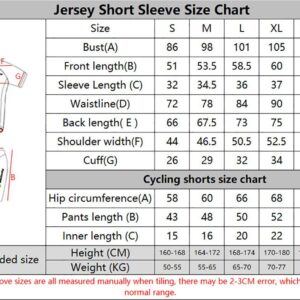 MOXILYN Cycling Jersey for Men Short Sleeve Bike Shirts Bicycle Team Clothes S-5XL