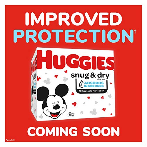 HUGGIES Snug & Dry Baby Diapers One Month Supply, 210 Count (Packaging May Vary)