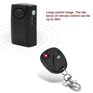 Sonew Wireless Anti-Theft Alarm with Remote, Motorcycle Security Alarm Vibration Sensor, 120dB Loud