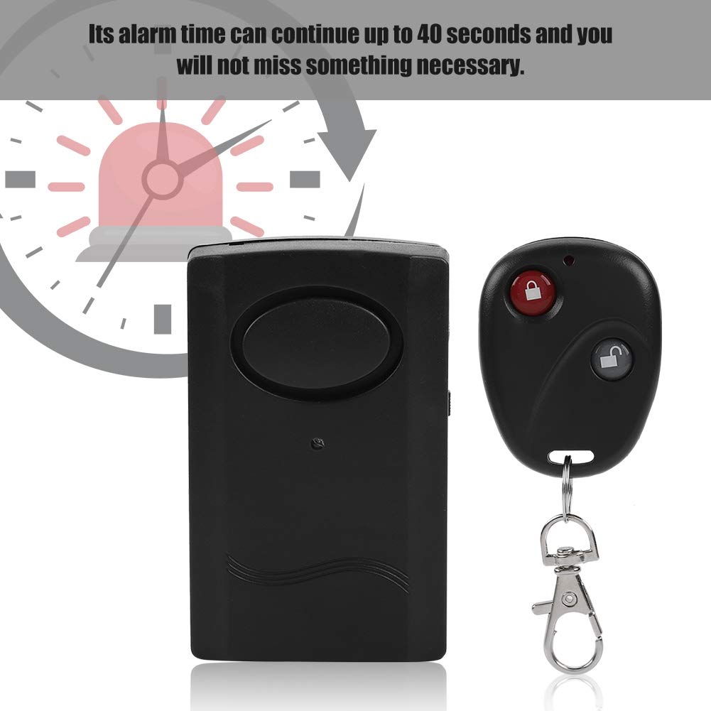 Sonew Wireless Anti-Theft Alarm with Remote, Motorcycle Security Alarm Vibration Sensor, 120dB Loud