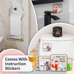 Animal Potty Training Chart for Toddlers Boys & Girls - Potty Training Stickers for Girls Potty Training Toilet and Boys. A Sticker Chart for Kids Potty Training Rewards. Toddlers Potty Chart