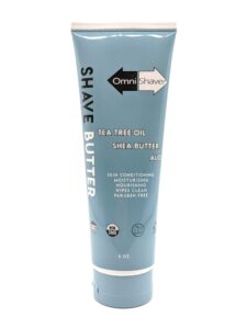 omnishaver shave butter - the best shaving cream for head arms legs and body - shaving conditioner cream