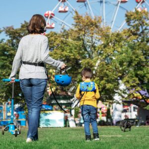 HappyVk Toddler Leash - Baby Leash and Belt for Parents -Dinosaur- Baby Harness for 1-4 Years Old Boys