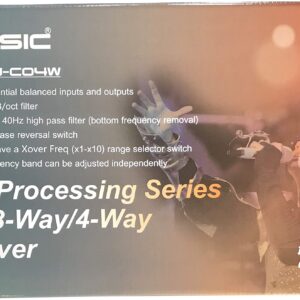 MUSYSIC MU-CO4W Professional 2/3/4-WAY Audio Stereo Sound Processing Crossover