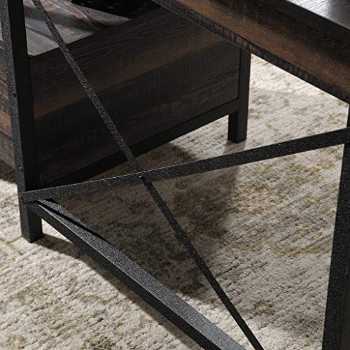 Sauder 423912 Steel River Desk, Carbon Oak Finish