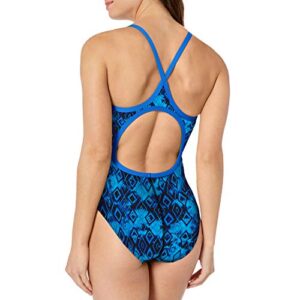 TYR Glacial Diamondfit, Blue, 34