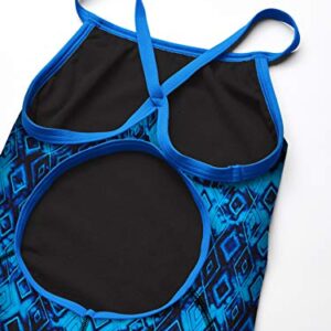 TYR Glacial Diamondfit, Blue, 34