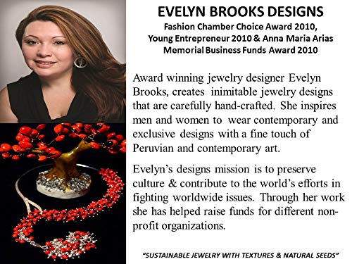 E B Evelyn Brooks Designs Gold Tree of Life Charm - Stretchy Bracelet - w/Meaningful Good Luck, Prosperity, Love Huayruro Seeds - Great Gifts for Mom, Sister, Daughter, Girlfriend