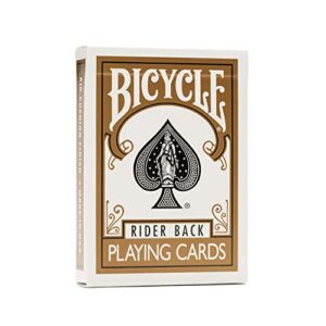 Bicycle Rider Back Gold Deck