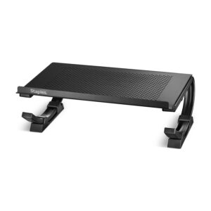 staples 2658098 adjustable steel curved laptop stand