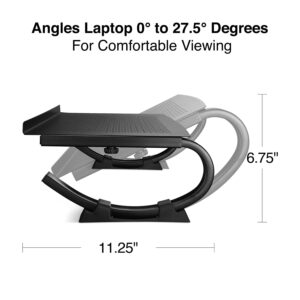 STAPLES 2658098 Adjustable Steel Curved Laptop Stand