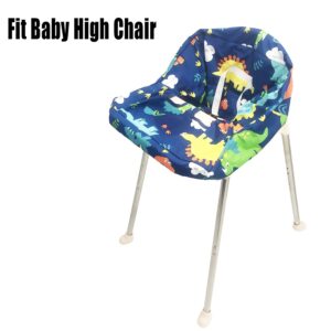 Portable Shopping Cart Cover | High Chair and Grocery Cart Covers for Babies, Kids, Infants & Toddlers ✮ Includes Free Carry Bag ✮ (Simple Dinosaur)