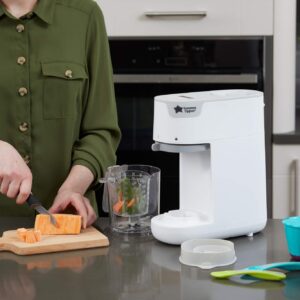 Tommee Tippee Quick-Cook Baby Food Maker, Blender and Steamer, Food Processor, For All Stages of Baby Weaning