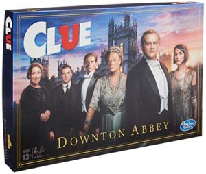 hasbro gaming clue: downton abbey edition board game for kids ages 13 & up, inspired by downton abbey