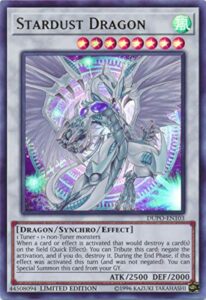 yu-gi-oh! - stardust dragon - dupo-en103 - ultra rare - limited edition - duel power