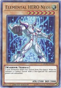 yu-gi-oh! - elemental hero neos - dupo-en102 - ultra rare - limited edition - duel power