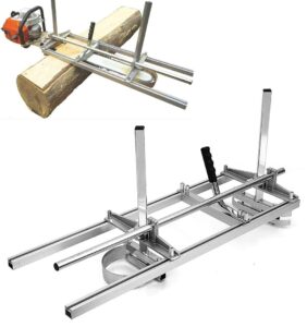 chainsaw mill portable chainsaw mill 36" inch steel and aluminum planking milling bar size cutting milling (36“)