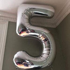 Tellpet Silver Number 15 Balloon, 40 Inch