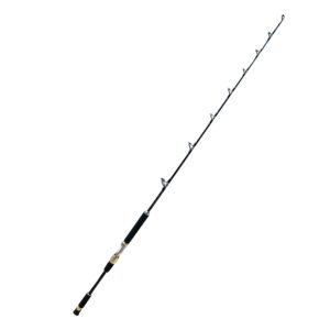 eatmytackle big daddy jigging rod | saltwater fishing rod (30-50lb moderate/heavy action, 2pc)