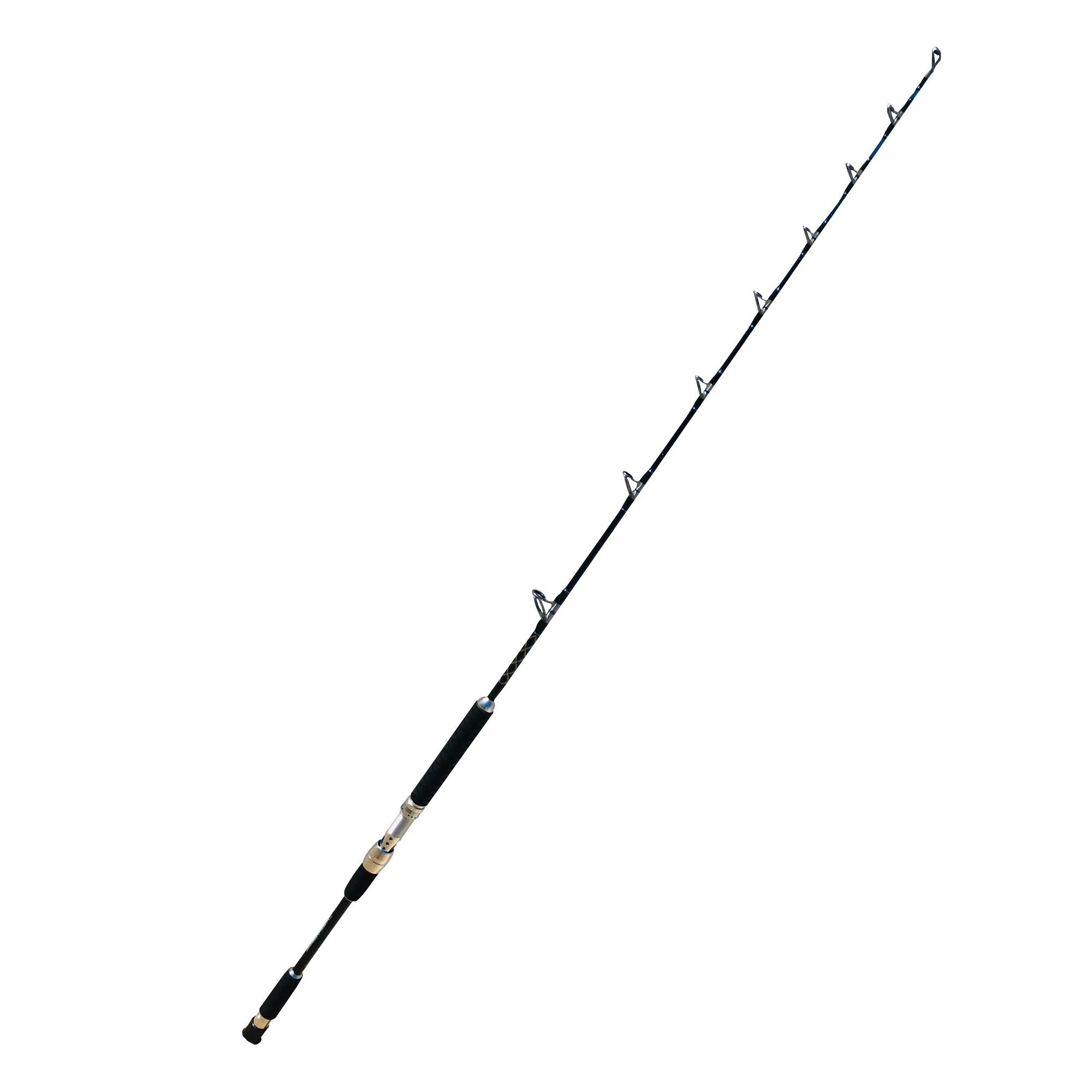 EatMyTackle Big Daddy Jigging Rod | Saltwater Fishing Rod (30-50lb Moderate/Heavy Action, 2pc)