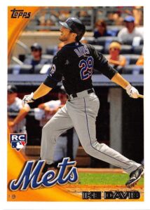 2010 topps update baseball #us-15a ike davis rc rookie card new york mets highlights and traded trading card