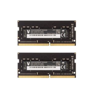 v-color 16gb(2x8gb) 2666mhz ddr4 compatible for imac retina 5k, 27-inch, 2019 and imac retina 5k, 27-inch, 2020 non-ecc sodimm laptop memory ram upgrade pc4-21300 cl19 260-pin 1.2v (tn48g26s819k-vc)