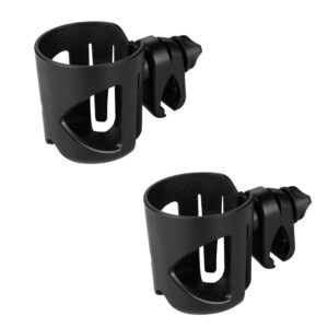 accmor universal cup holder, stroller cup holder, bike cup holder, 360° rotatable large caliber designed cup holder for stroller, wheelchair, walker, scooter