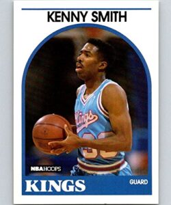 1989-90 hoops basketball #232 kenny smith sacramento kings official nba trading card