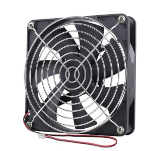 GDSTIME 12V Cooling Fan 1425, 140mm x 25mm Dual Ball Bearings Brushless Cooler Fan