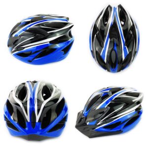 UPANBIKE Adult Bike Helmet Mens Bike Helmet Riding Helmet One-Piece Adjustable Womens Bike Helmet Head Safety Protection for Mountain Bike Road Bike(Blue+Black)