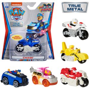 paw patrol true metal collectible die-cast vehicles, 1:55 scale (styles vary)