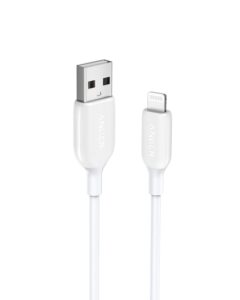 anker powerline iii lightning cable 6 foot iphone charger cord mfi certified for iphone 11 pro max, 11 pro, x, xs, xr, xs max, 8, 8 plus, 7 and more, ultra durable (white)