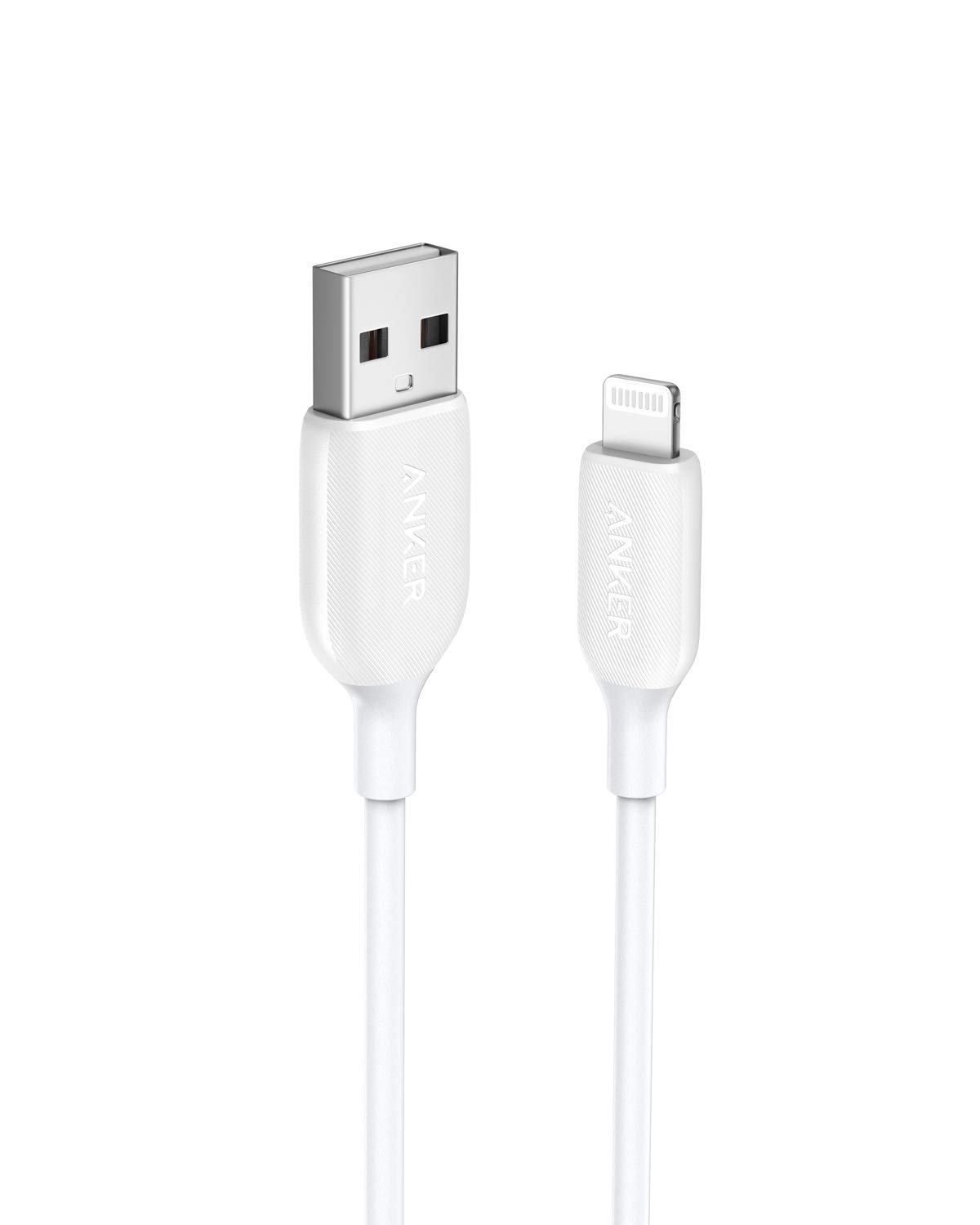 Anker Powerline III Lightning Cable 6 Foot iPhone Charger Cord MFi Certified for iPhone 11 Pro Max, 11 Pro, X, Xs, Xr, Xs Max, 8, 8 Plus, 7 and More, Ultra Durable (White)