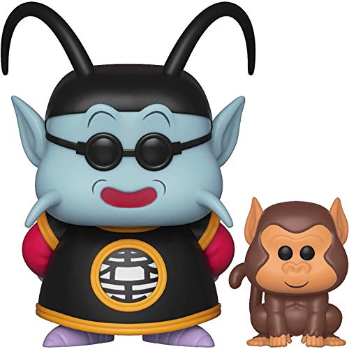 King Kai & Bubbles: Dragonball Z x Funko POP! Animation Vinyl Figure & 1 POP! Compatible PET Plastic Graphical Protector Bundle [#532 / 36406 - B]