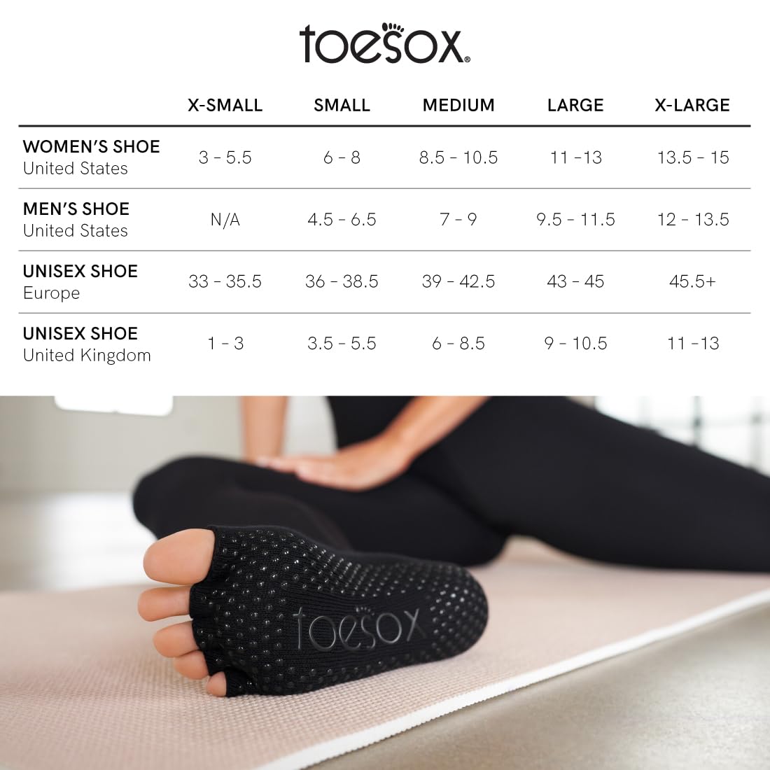 toesox Low Rise Half Toe Grip Socks, Multi Pack – Non-Slip Pilates Socks for Women and Men, Barre & Yoga Grip Socks