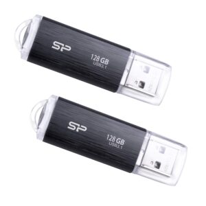 silicon power 2 pack 128gb usb 3.0/3.1 gen1 usb flash drive blaze b02