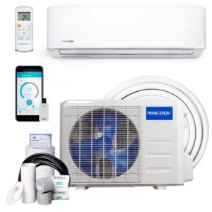 12k btu 19 seer mrcool advantage ductless heat pump split system 3rd generation - 230v