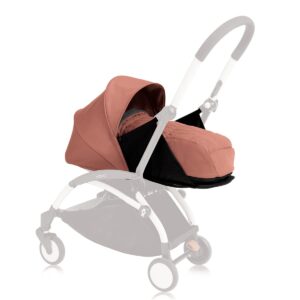 BABYZEN YOYO 0+ Newborn Pack, Ginger - Includes Mattress, Canopy, Head Support & Foot Cover - Requires YOYO2 Frame (Sold Separately)